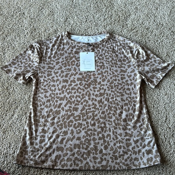 Tops | Nwt Cheetah Top | Poshmark